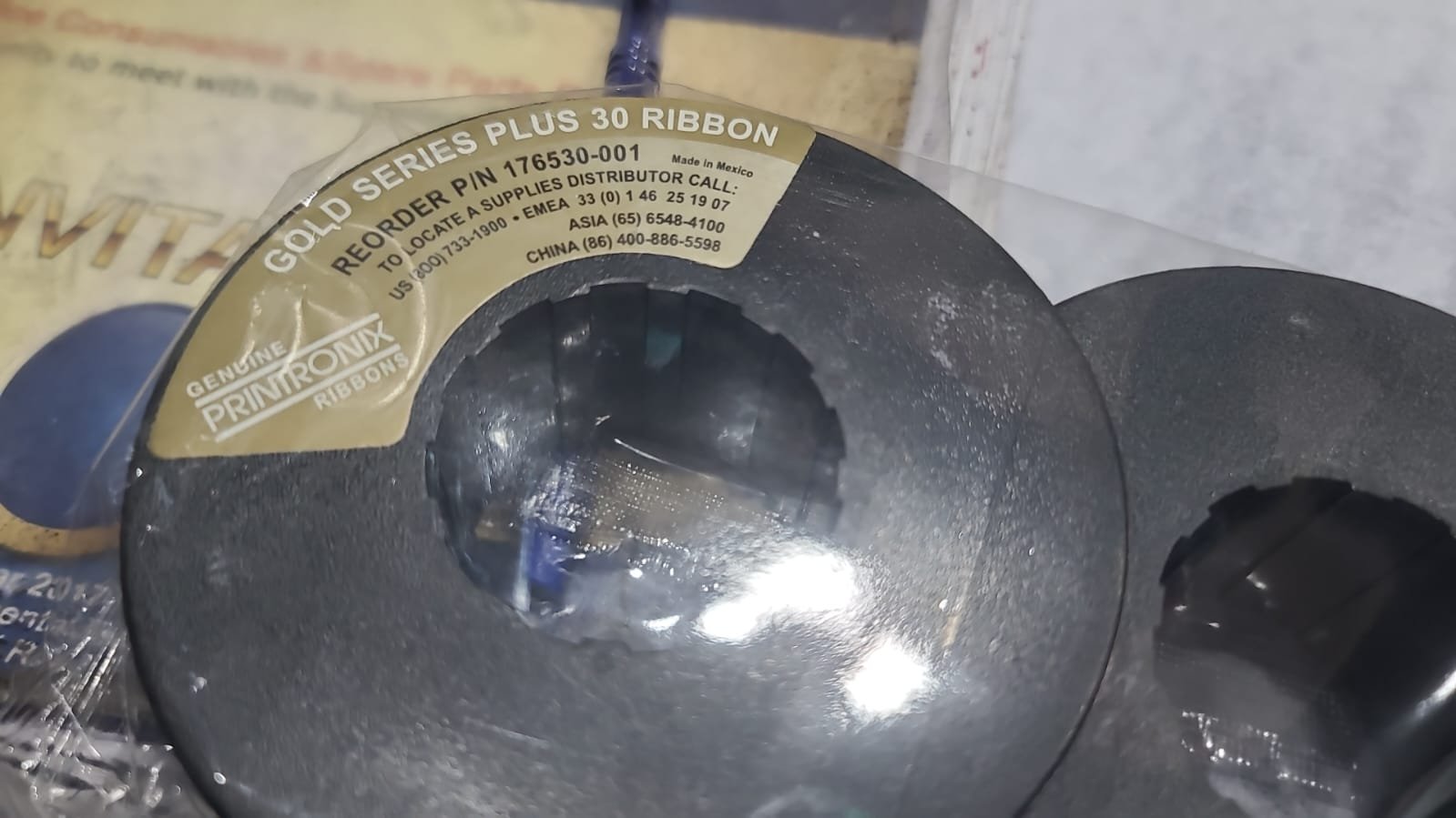 Genuine PRINTRONIX Ribbon Gold Series Plus 30 Ribbon - Ekommart